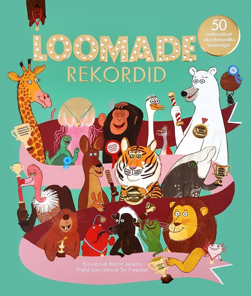 Raamat "Loomade rekordid" - AHHAA Teaduspood