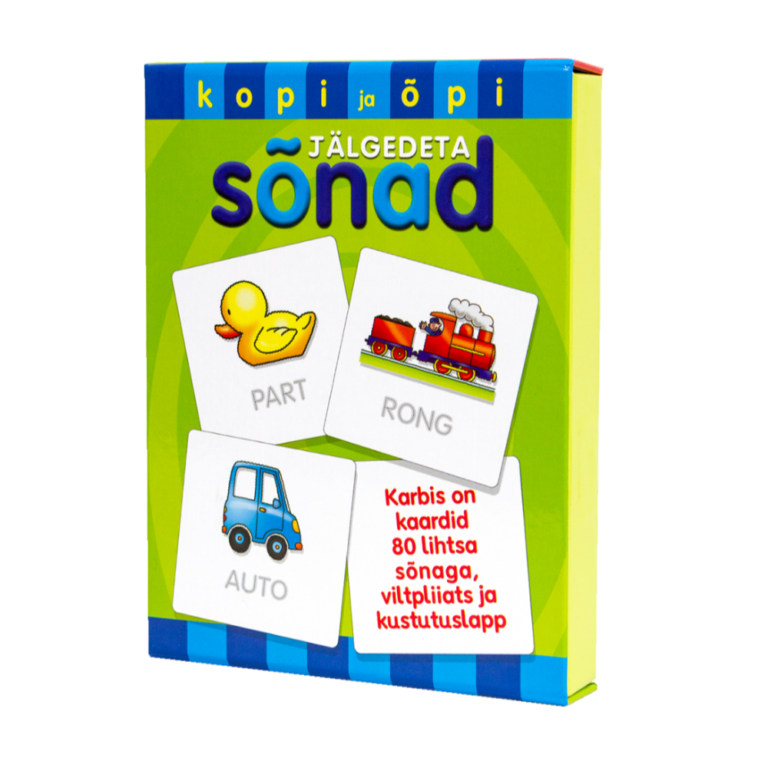 Kaardid kirjutamise õppimiseks "Jälgedeta sõnad" - AHHAA Teaduspood