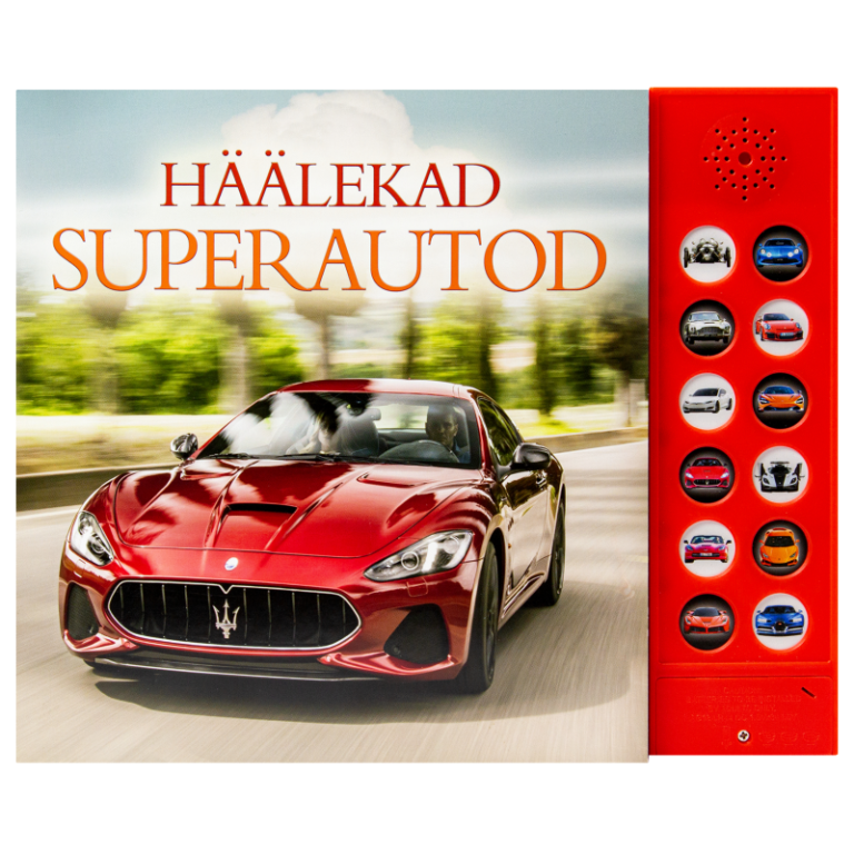 Raamat "Häälekad superautod" - AHHAA Teaduspood