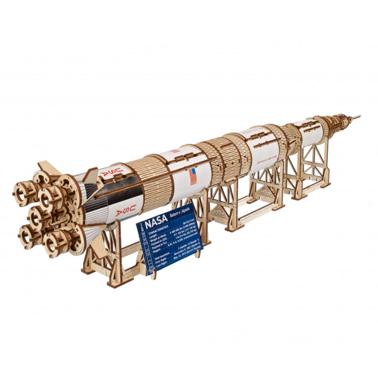 Ugears Mehaaniline mudel "NASA Saturn V rakett" - AHHAA Teaduspood
