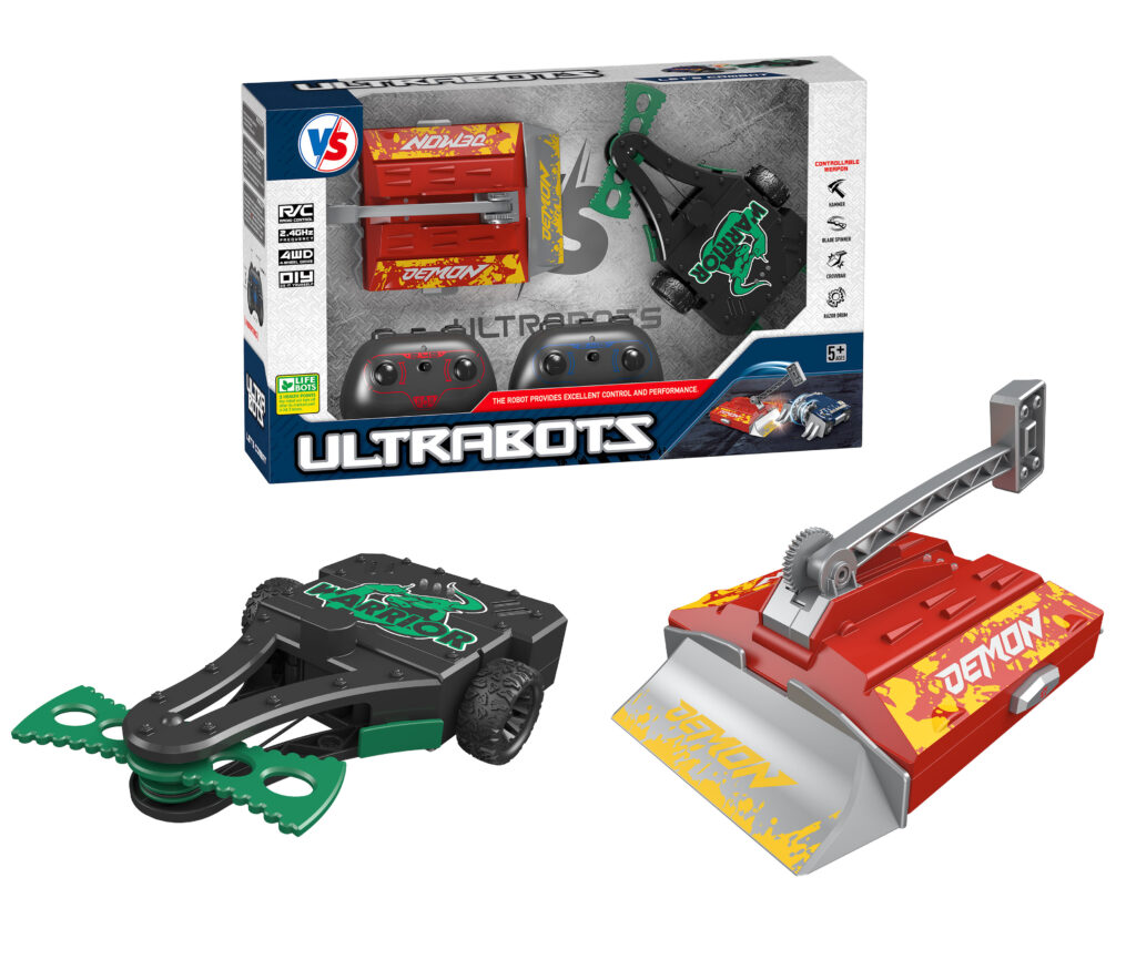 Lahingurobotid Ultrabots Demon ja Warrior - AHHAA Teaduspood